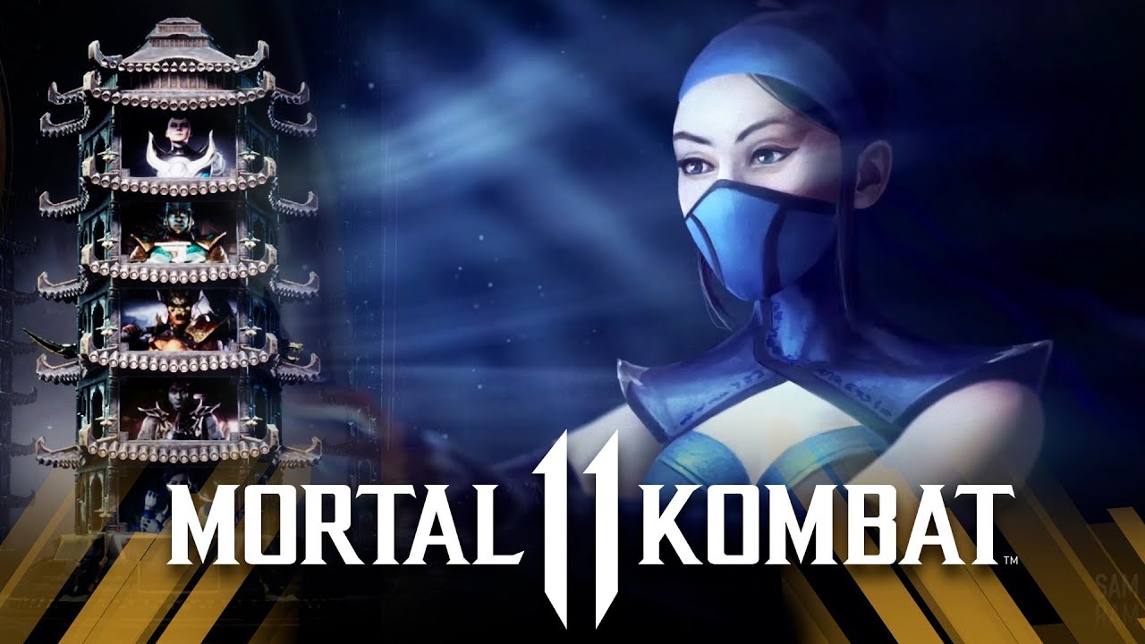 Mortal Kombat 11 : Kitana Klassic Tower (Hard Difficulty) - YouTube