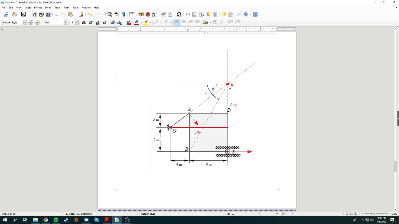 MA1001 Dynamics Tutorial 5 Q4 - YouTube