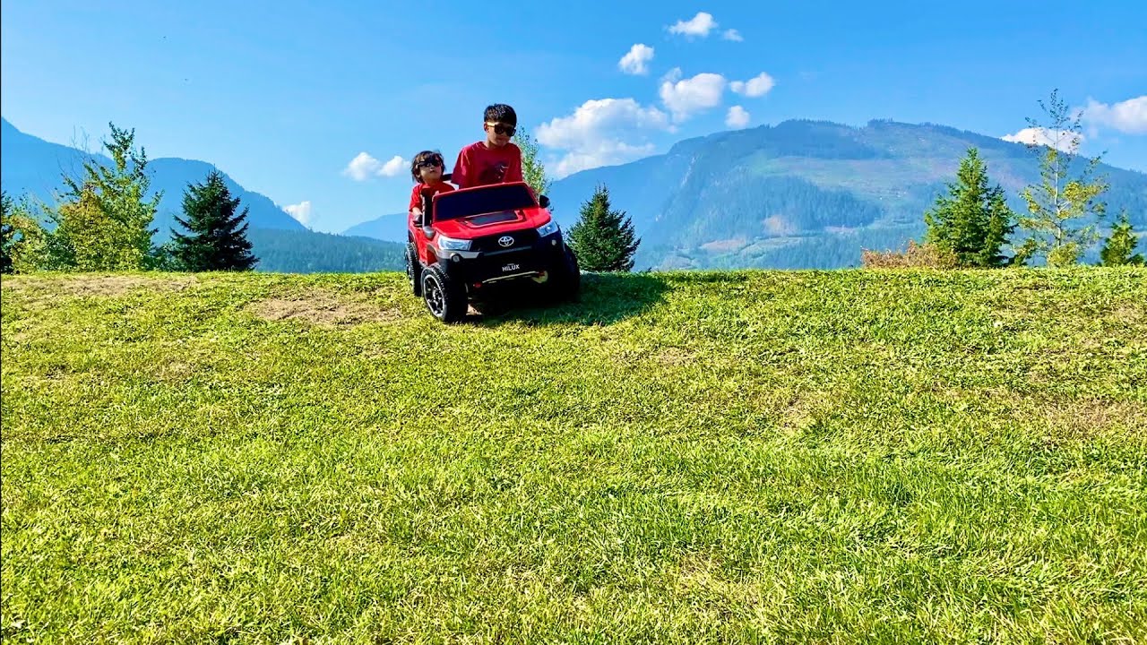 Fun Power wheels Ride around the Park 24V TOYOTA HILUX RIDE ON CAR PLAY ...