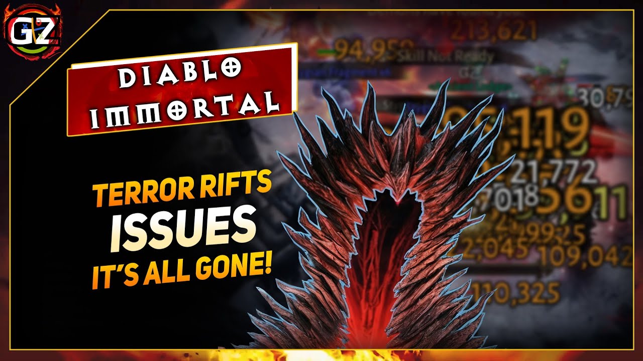 Terror Rift Issues/Lag | It's all Gone | Diablo Immortal - YouTube