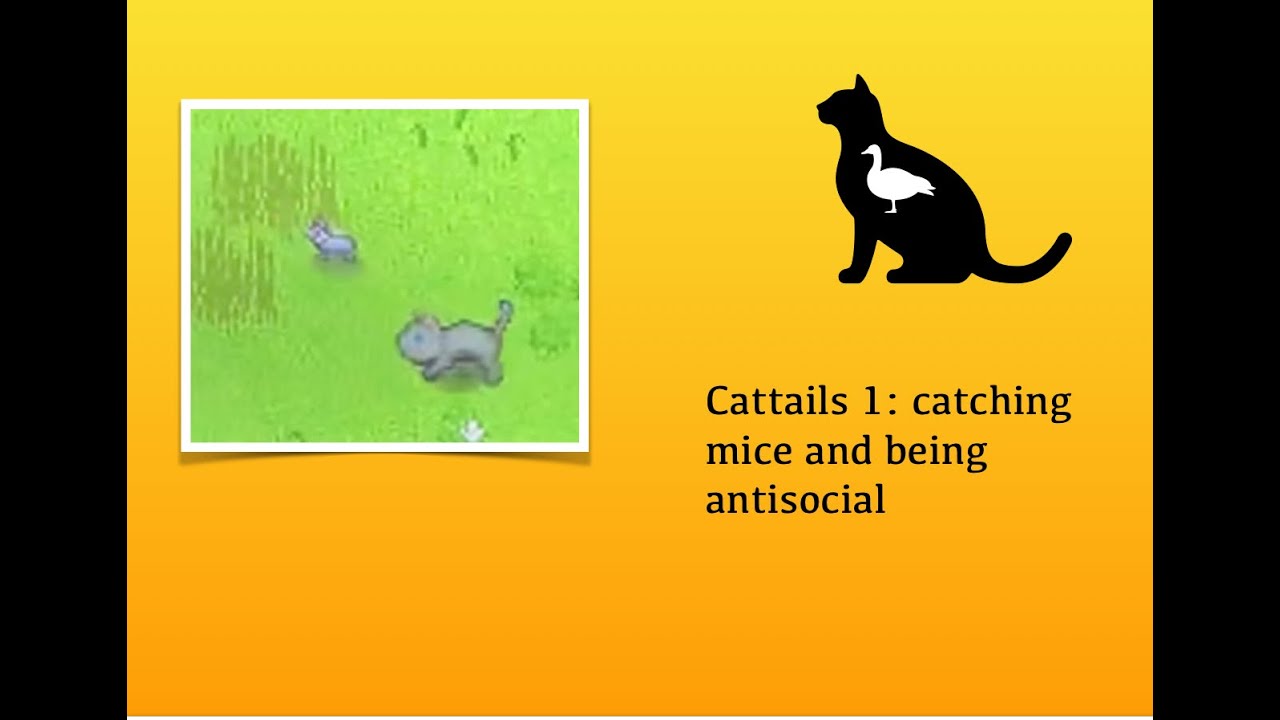 Cattails 2: Catching mice and being antisocial - YouTube
