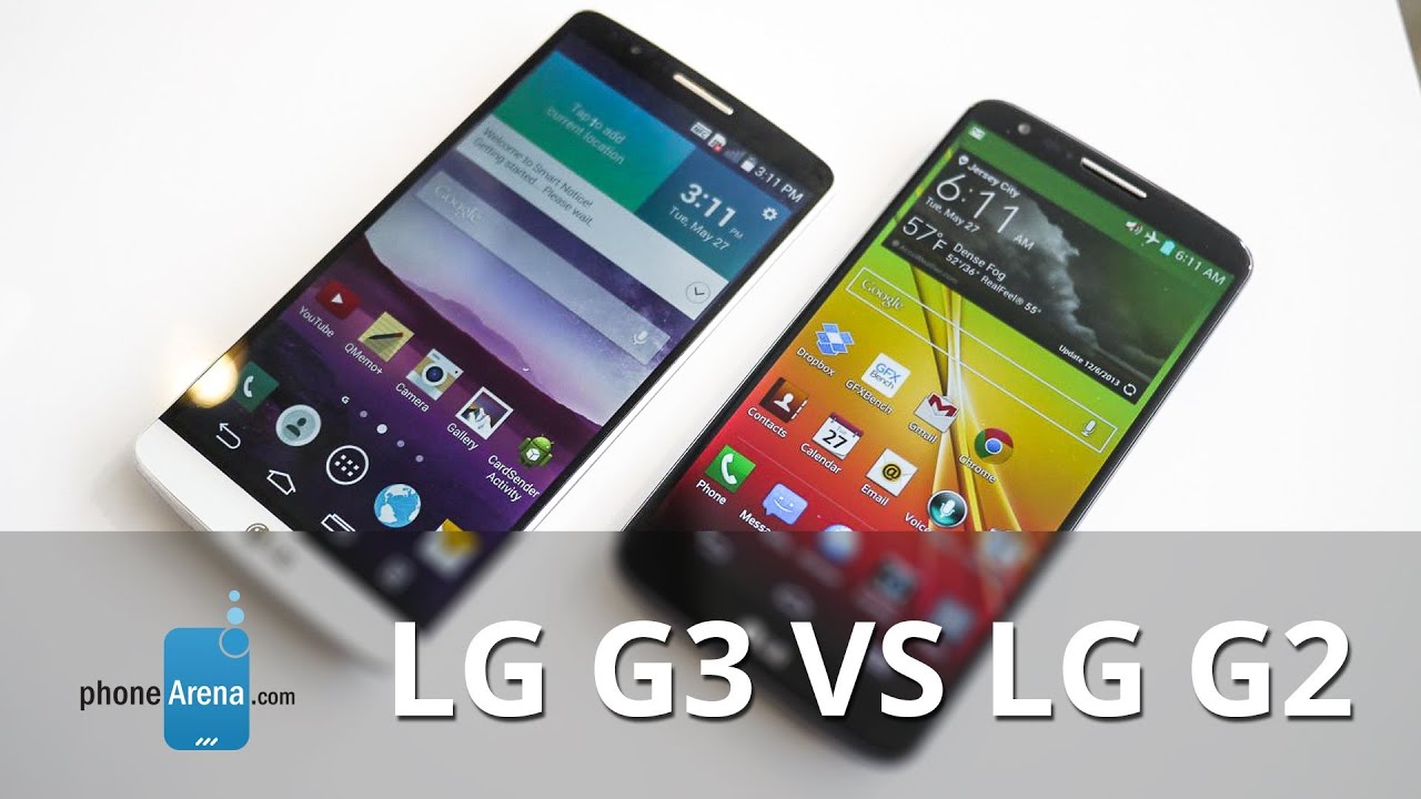 First look: LG G3 vs LG G2 - YouTube