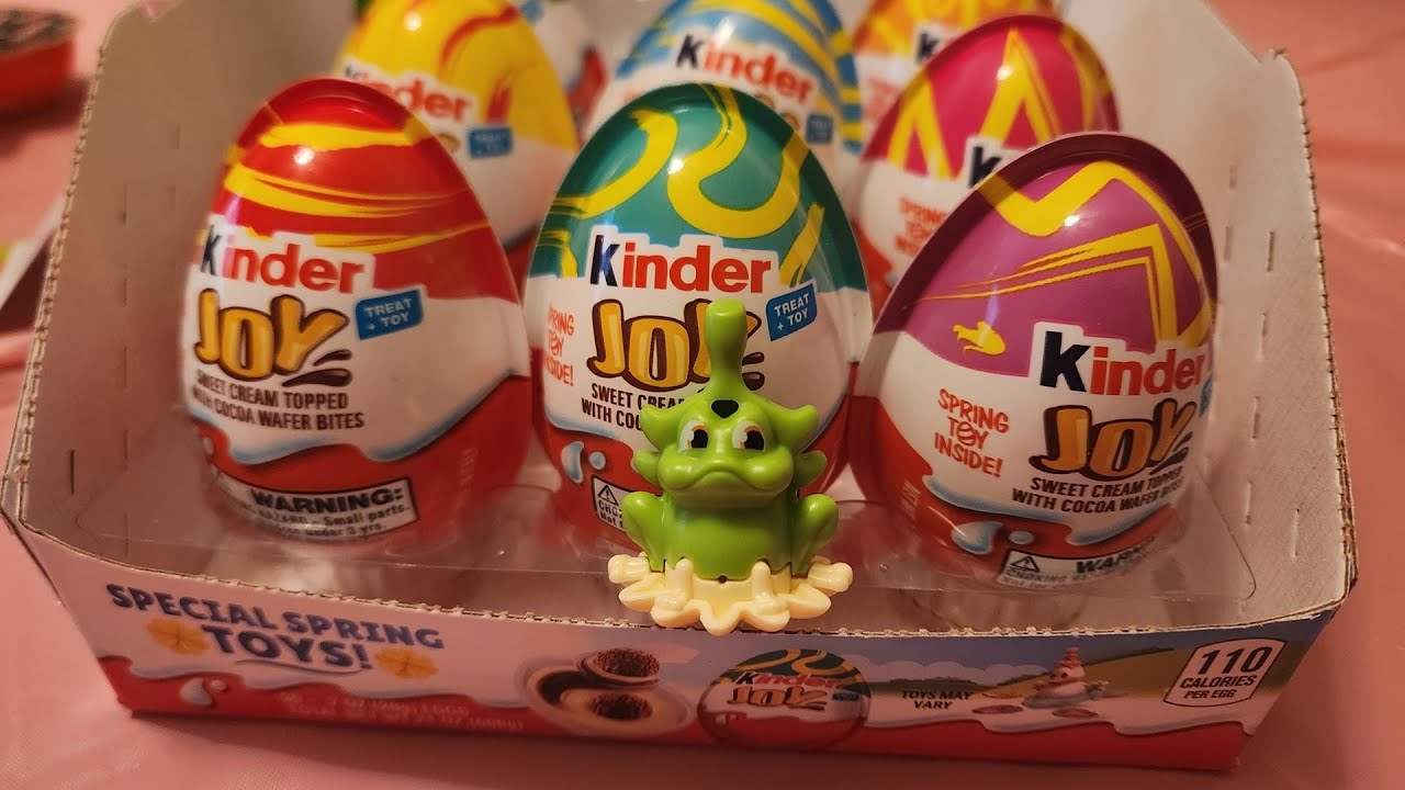 Kinder Joy Spring Eggs 2024 Youtube