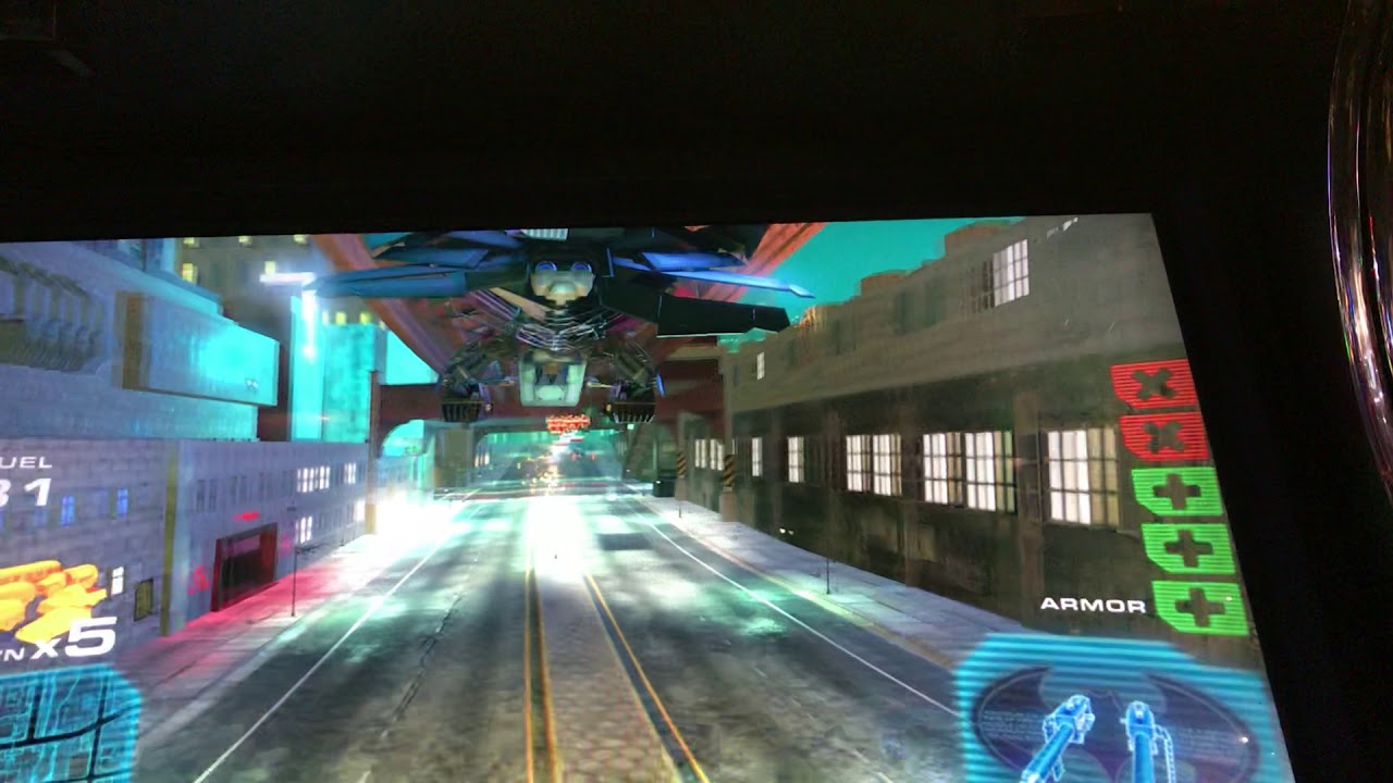 Batman batmobile arcade game - YouTube