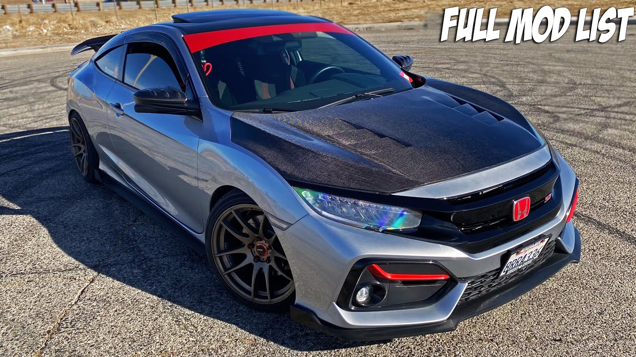 FULL WALKAROUND OF MY 2020 CIVIC SI - YouTube