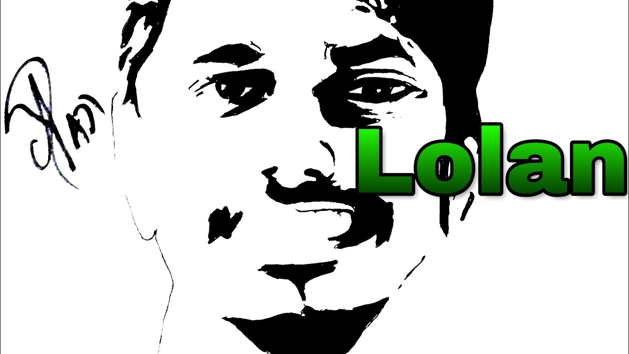 Speed Art - Sabreesh Sajjin ('Lolan' from Karikku) - YouTube