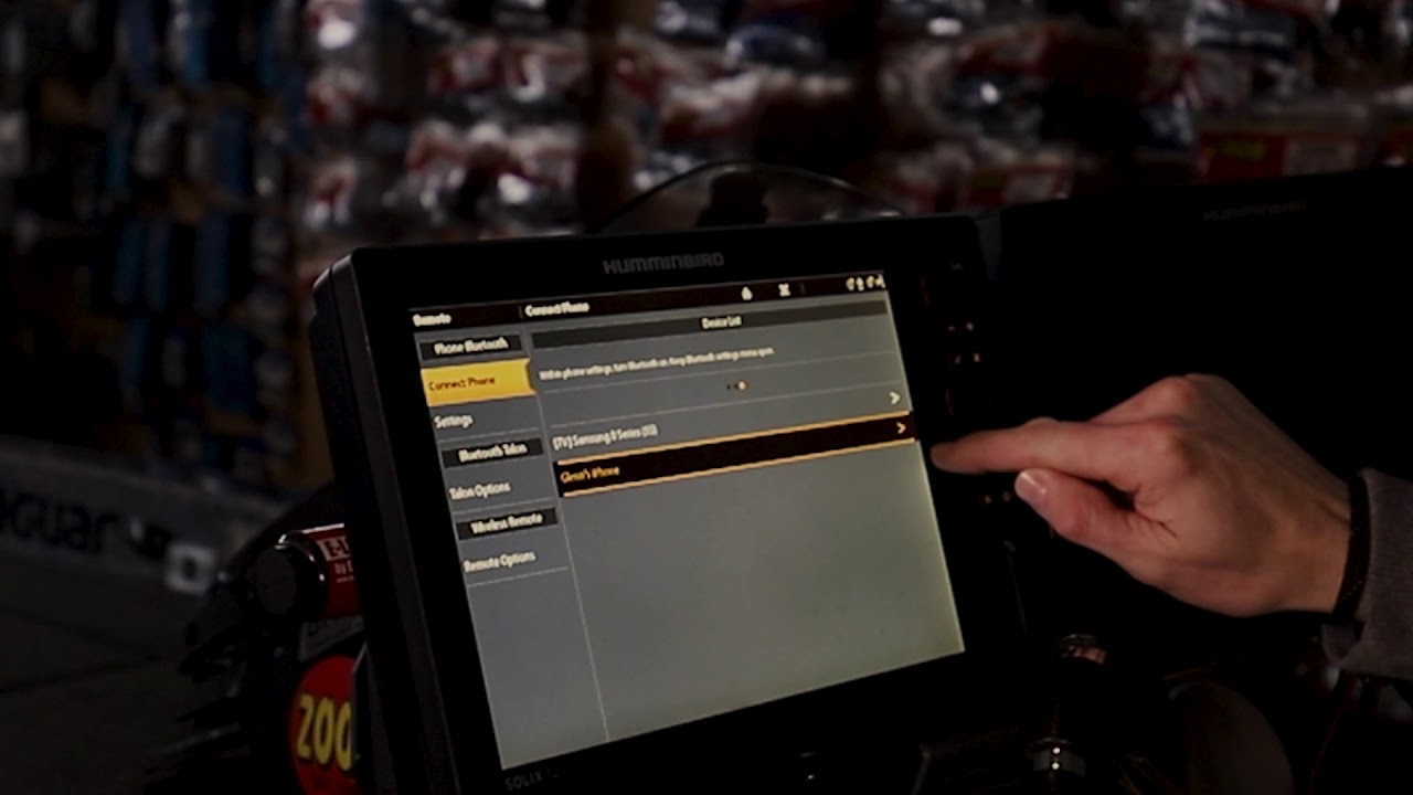 How to pair your phone to your Humminbird SOLIX units - YouTube