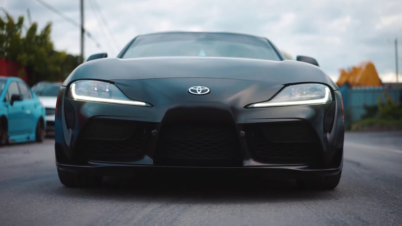 [4K] - First Vinyl Wrapped Two-tone MKV Supra - - YouTube