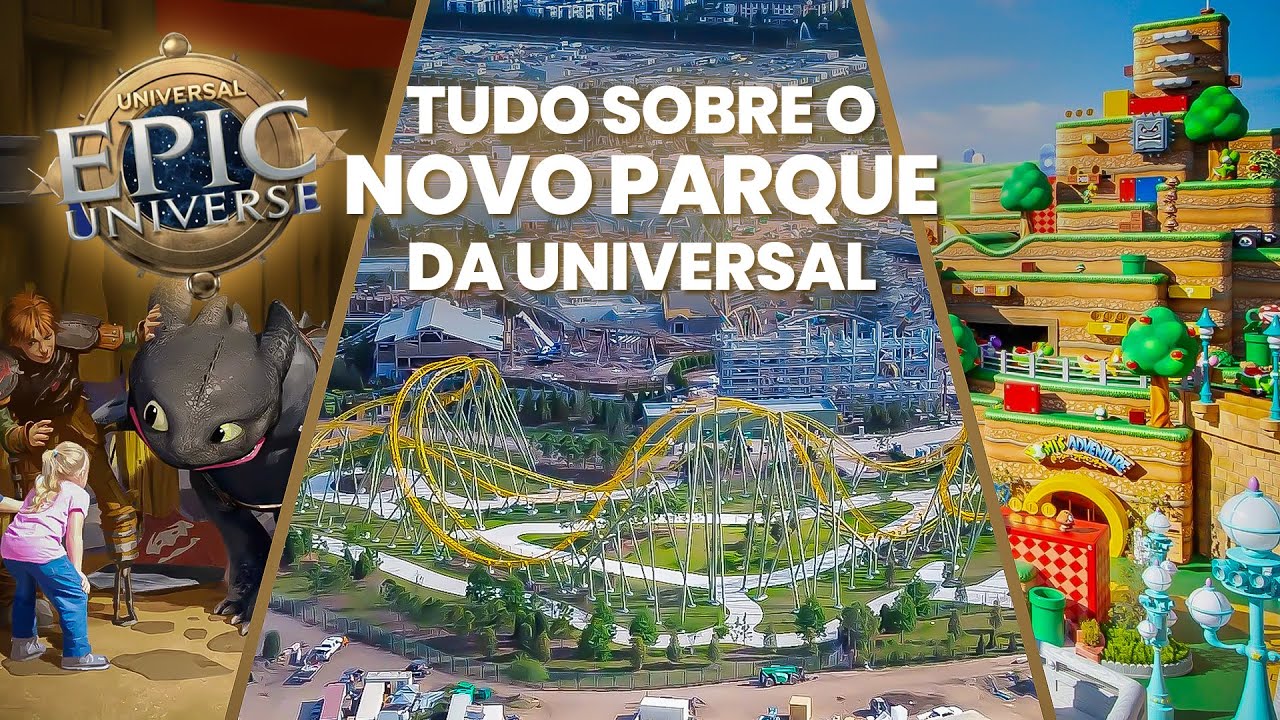 PREVIEW EPIC UNIVERSE - Tudo sobre como será o novo parque da Universal ...