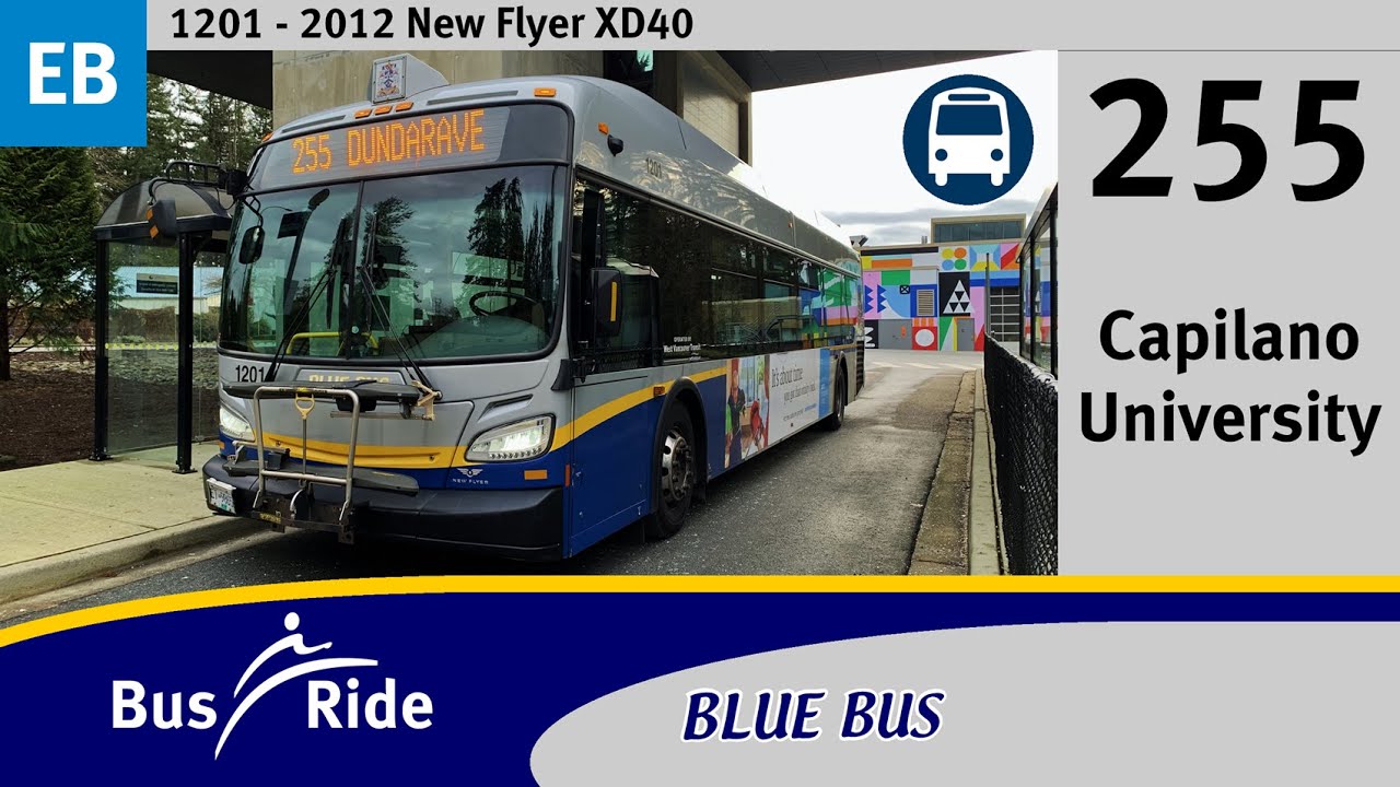 255 Capilano University | TransLink West Van Blue Bus 2012 New Flyer ...