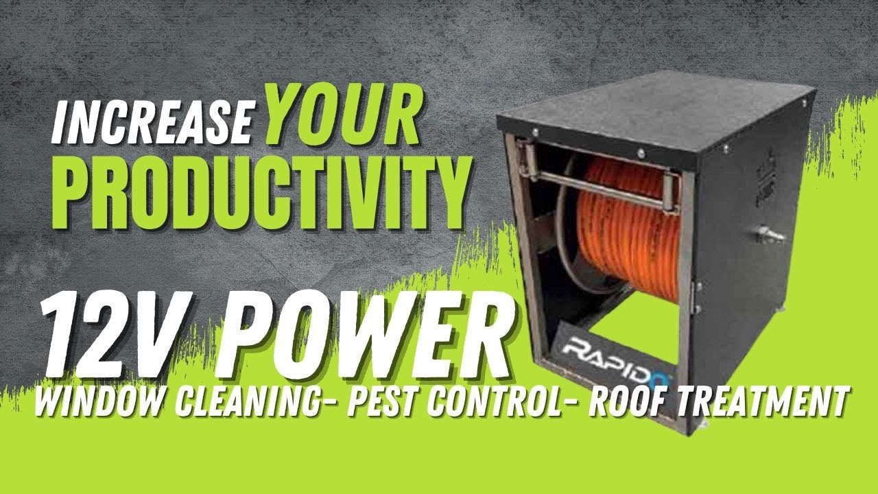 Rapido Electric 12v Hose Reels- Ionic - Window Cleaning- Pest Control ...