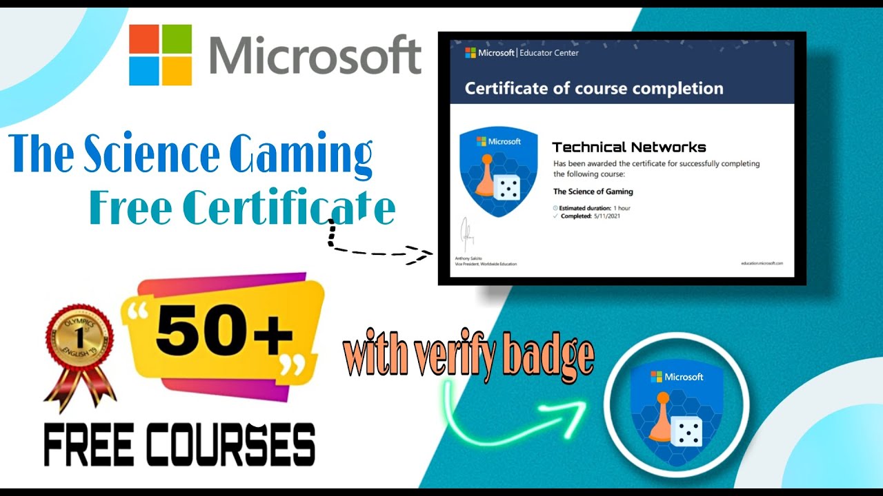 Microsoft The Science of Gaming || 50+ Free Courses || Microsoft ...
