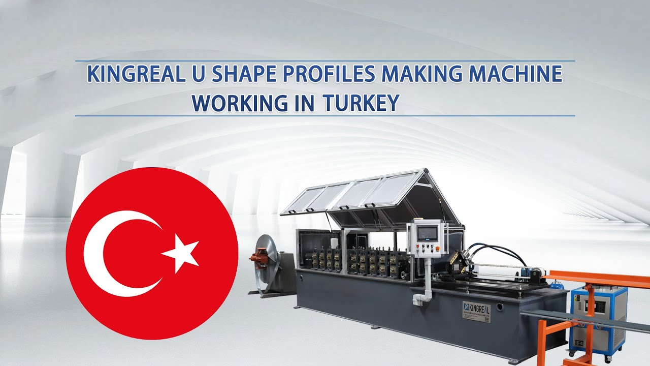 KINGREAL High Speed 200M/Min U-Shape Channel Roll Forming Machine ...