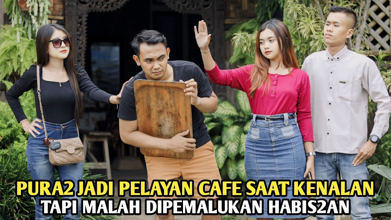 PURA2 JADI PELAYAN CAFE SAAT PERTAMA KENALAN DENGAN BOS KAYA MALAH ...