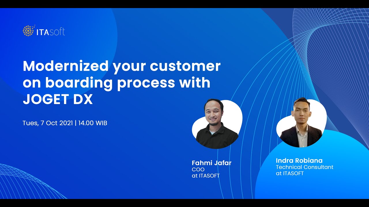 Webinar - Modernized your customer onboarding process with JOGET DX ...