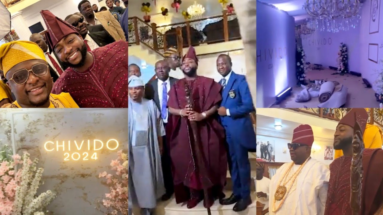 Exclusive video of DAVIDO & CHIOMA'S Traditional Wedding Event Center ...