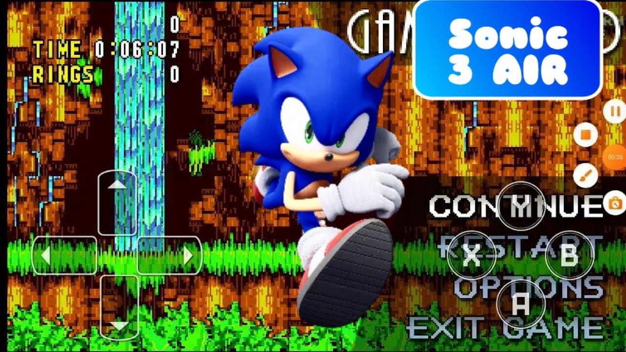 06 Sonic in Sonic 3 air ( my style ) - YouTube