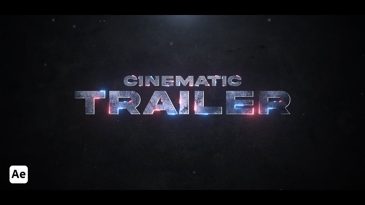 Epic Cinematic Trailer Title | After Effect Animation | After Effect Tutorial - YouTube