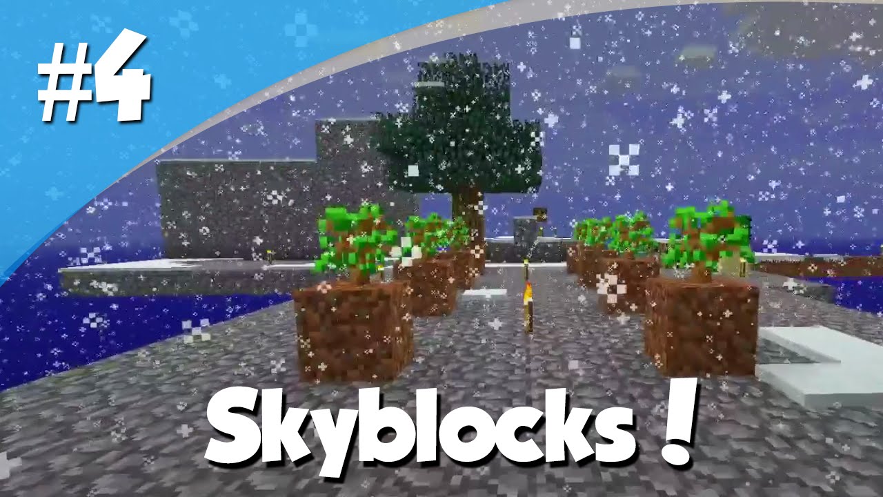 Minecraft Skyblocks #4 - Let It Snow! - YouTube