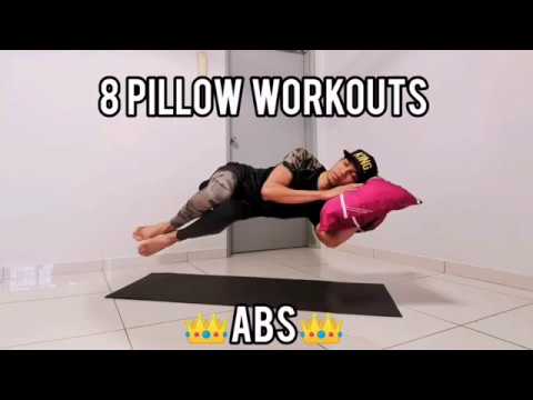 8 PILLOW WORKOUT FOR ABS - YouTube