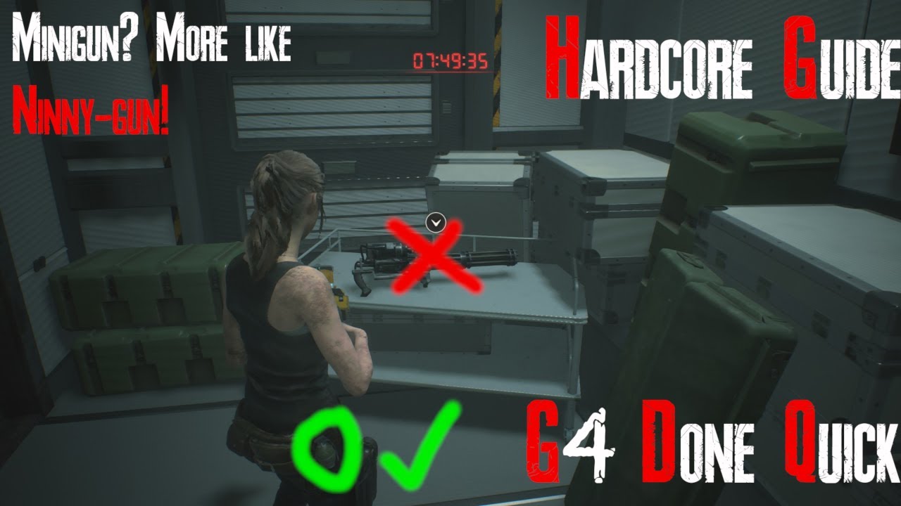 RE2 Remake S+ Boss Guide - How to Clear G4 on Hardcore - YouTube