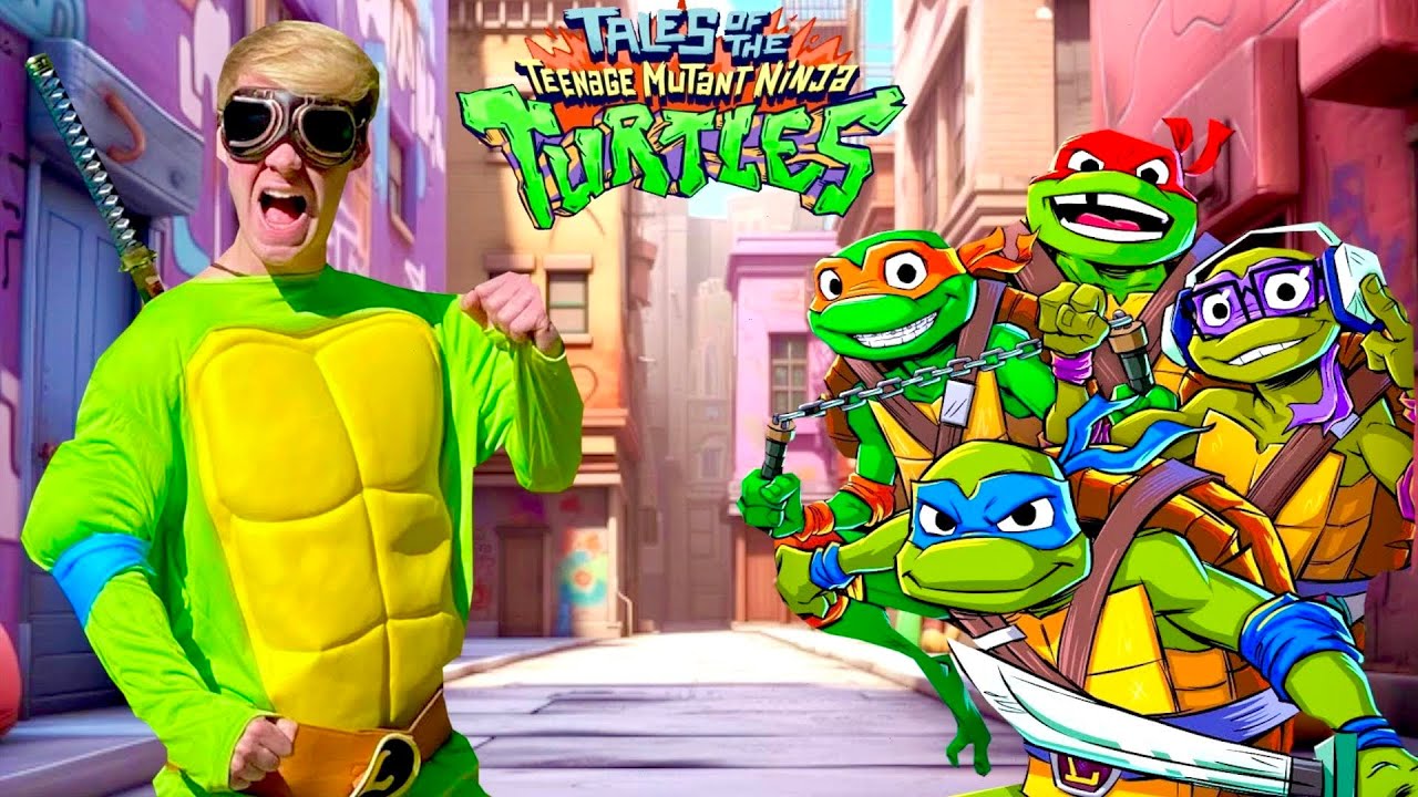 BECOMING A TEENAGE MUTANT NINJA TURTLE In REAL LIFE! (Tales of The TMNT ...