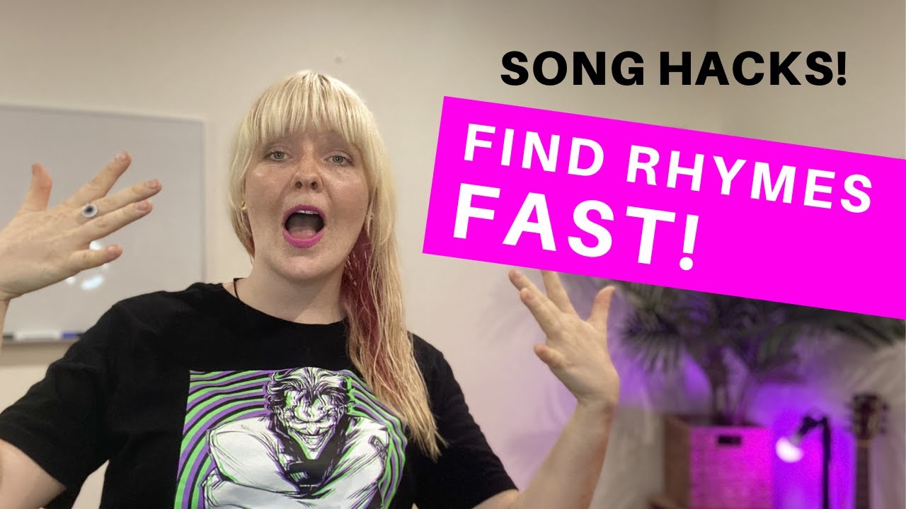 How to find rhymes FAST! Song Hack! | DAWter - YouTube