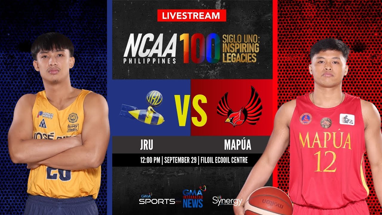 JRU vs Mapúa (Men’s Basketball) | NCAA Season 100 - Replay - YouTube