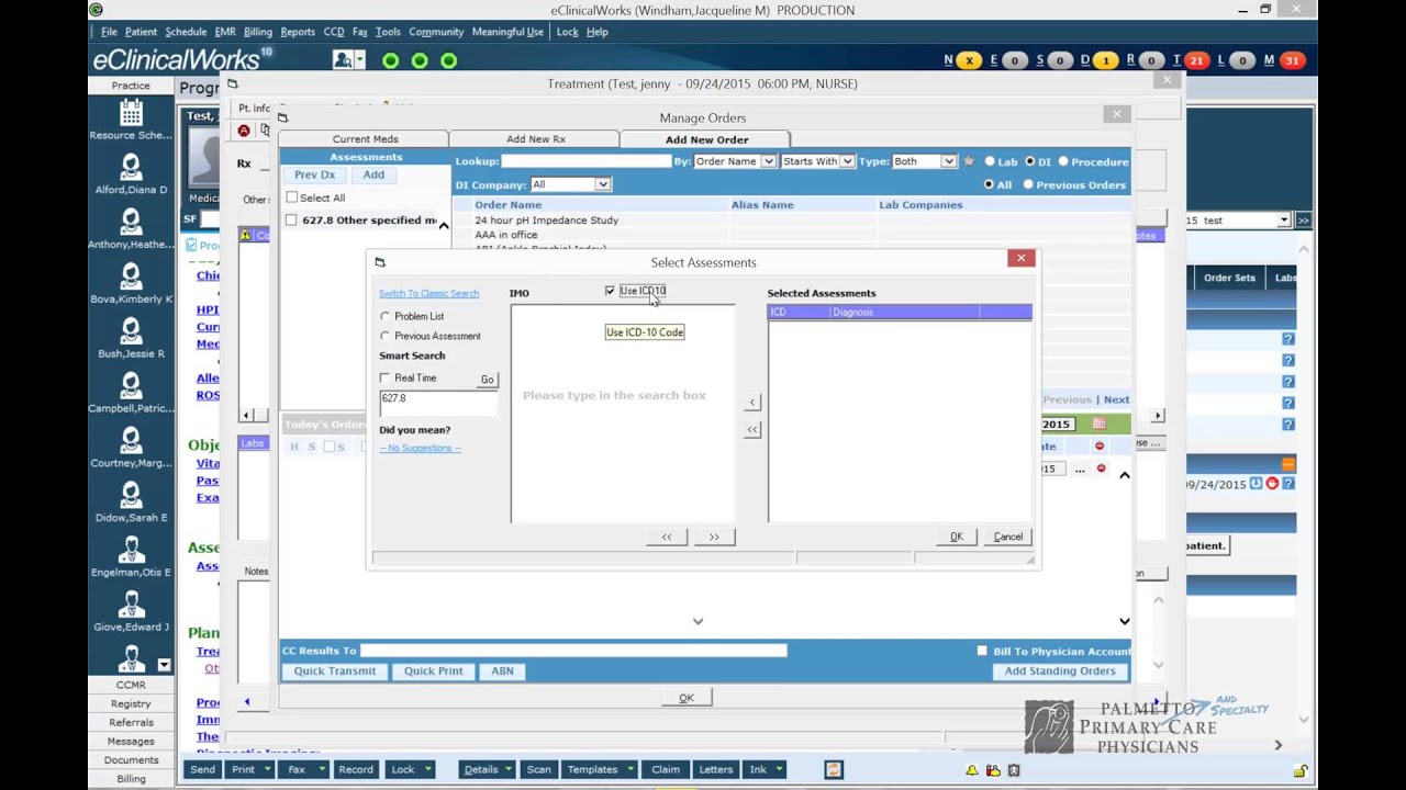 eCW DI ICD10 workflow - YouTube