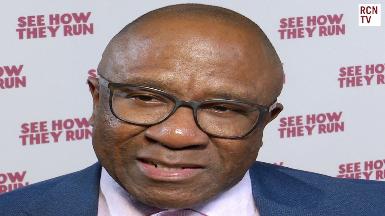 Lucian Msamati Interview See How They Run Premiere - YouTube