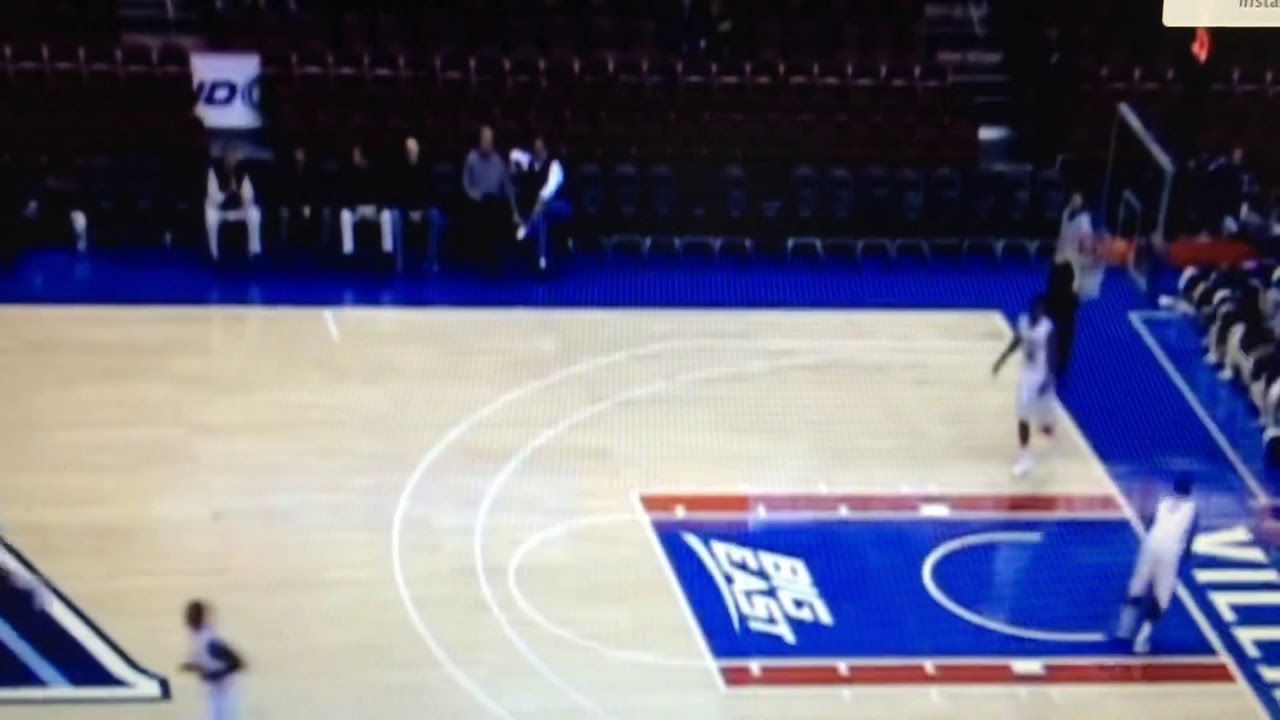 Tim Ellison 7 threes against #7 Villanova Wildcats - YouTube