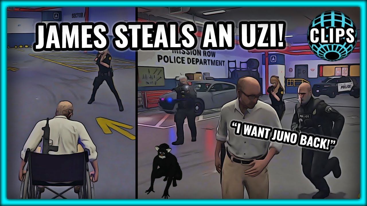 JAMES RANDAL HOLDS UP MRPD WITH AN UZI! DEMANDS JUNO! - YouTube