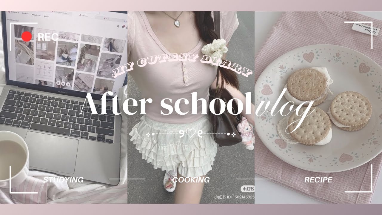 After school vlog 🤍 || after school , vlog , routine , aesthetic ...