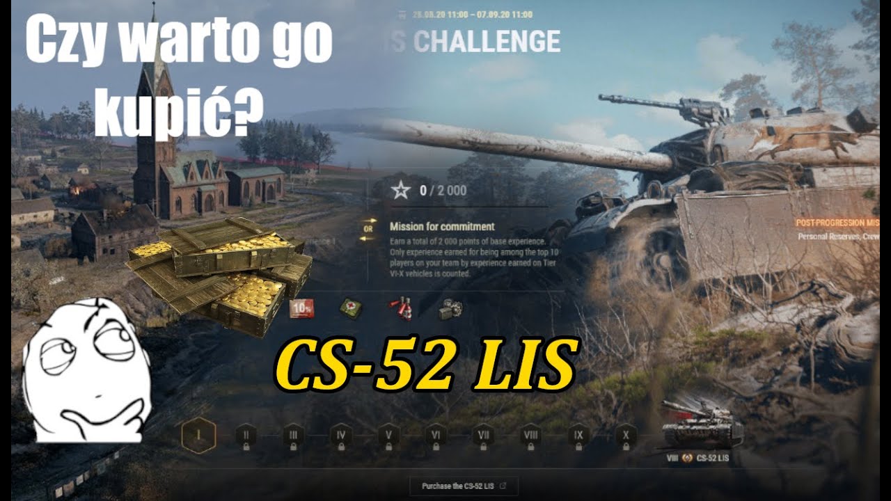 World of Tanks | Prezentacja CS 52 LIS, czołg który dorównuje ...