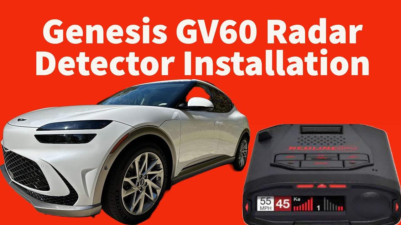 Escort Redline 360c Radar Install In My Genesis GV60 - YouTube