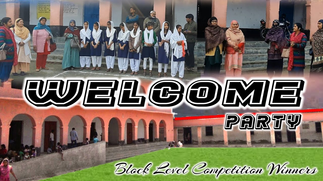 Welcome in school || Block Level Competition Winners - YouTube