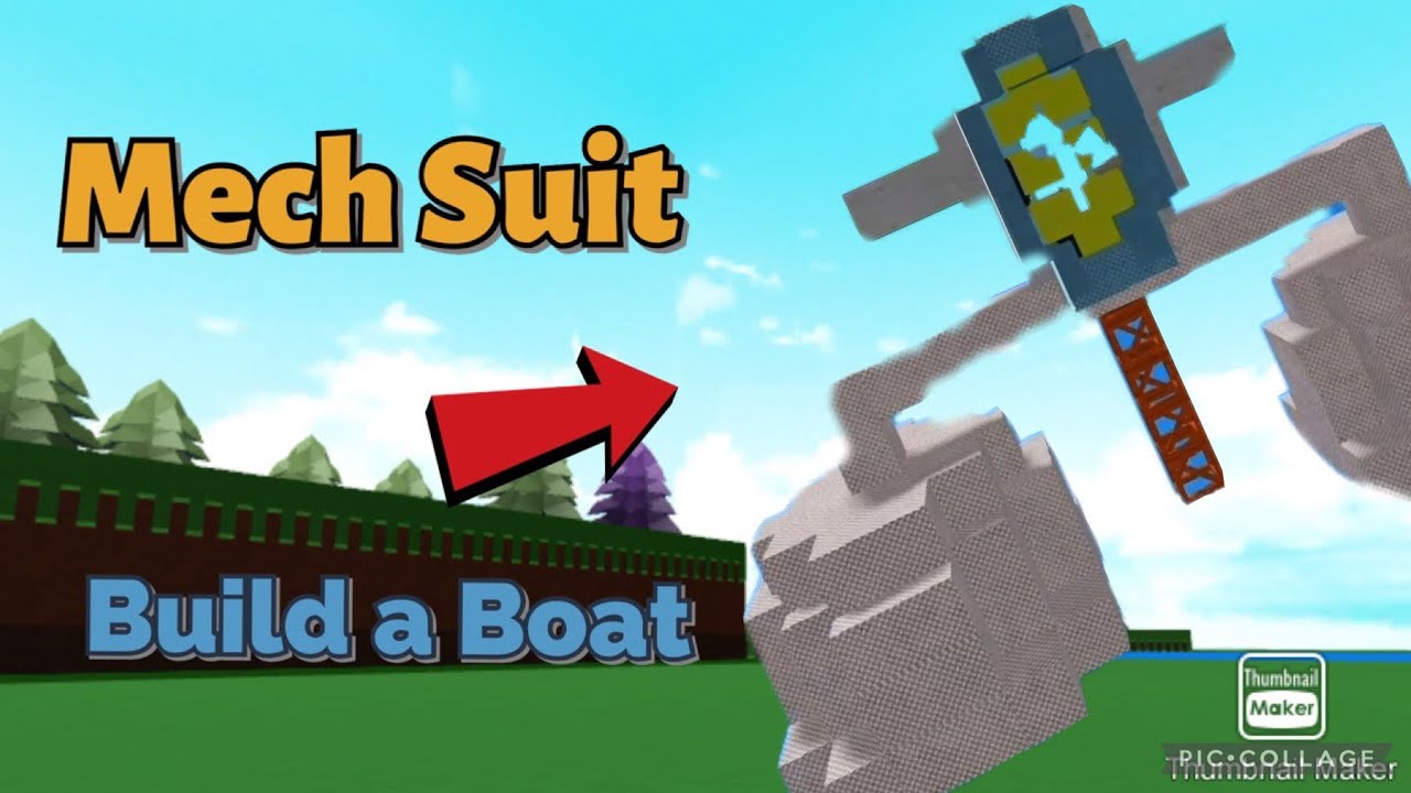 How to build a Mech Suit in Build a boat for treasure - YouTube