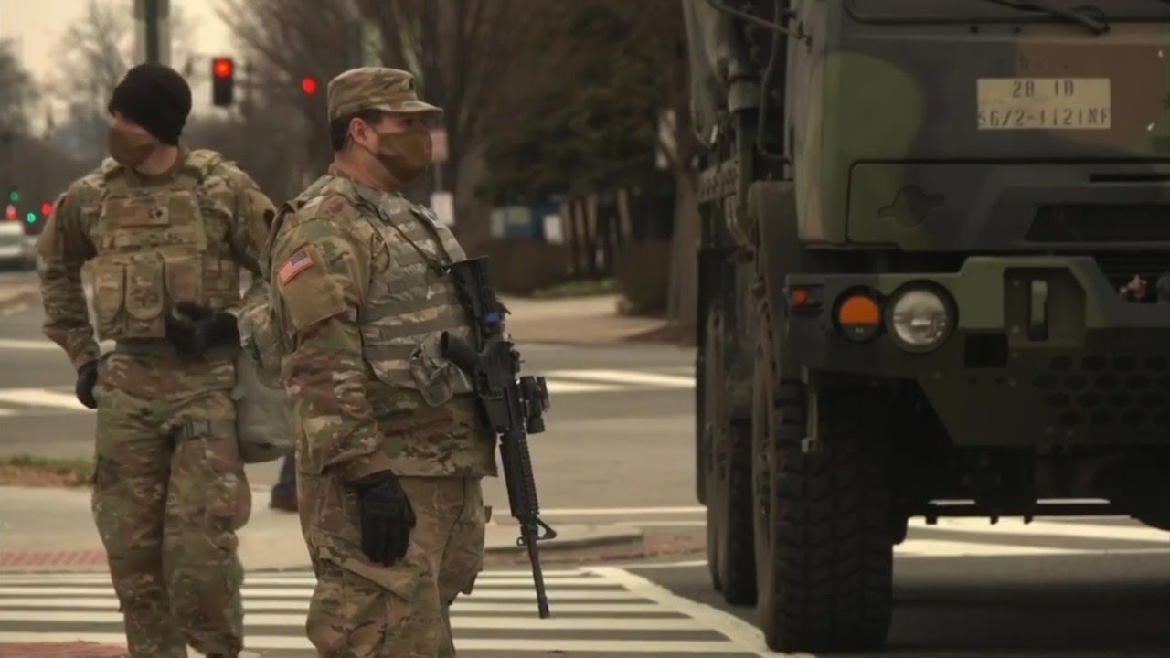 Heavy Security Reported Ahead Of Inauguration - YouTube