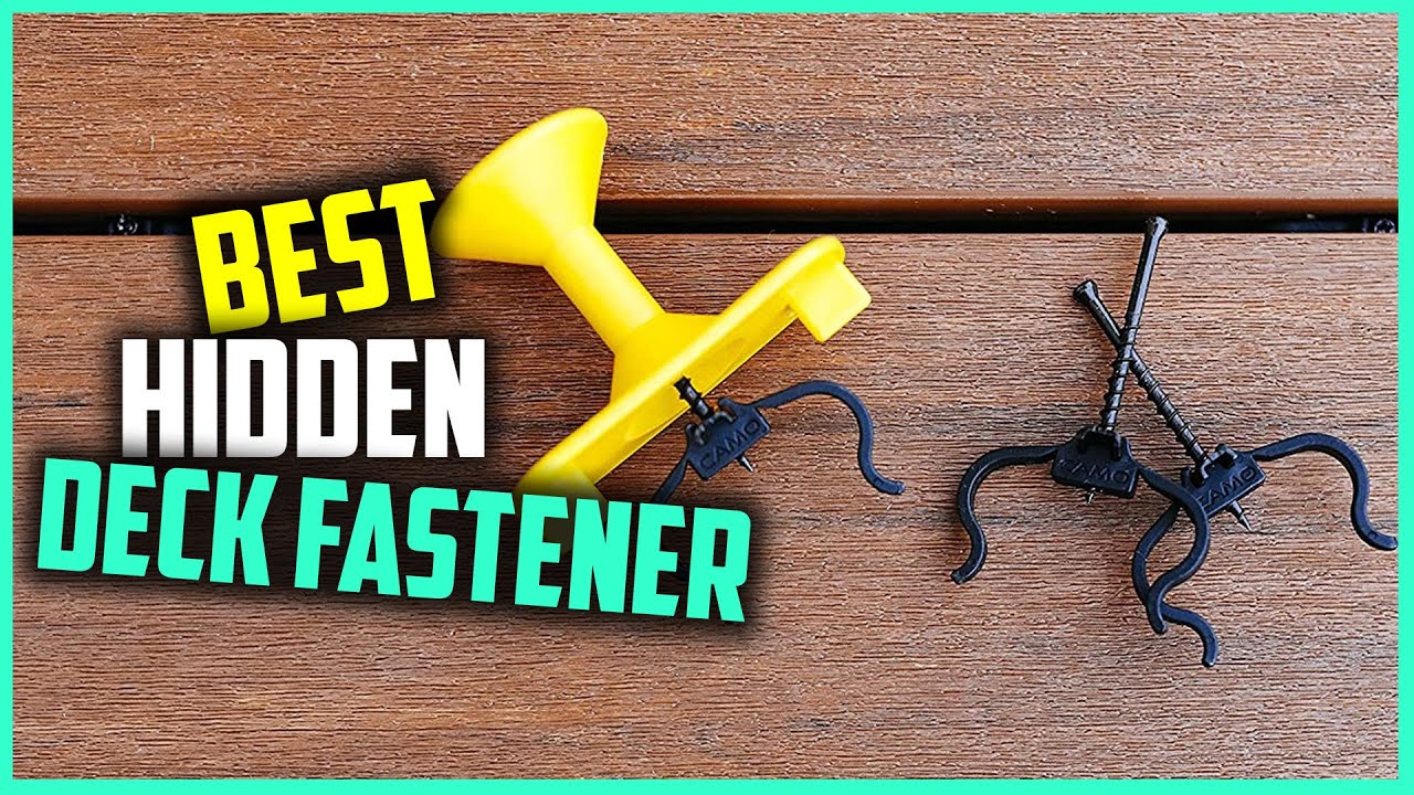 Best Hidden Deck Fasteners for Softwoods 90 Piece Box, Clips and Screws ...