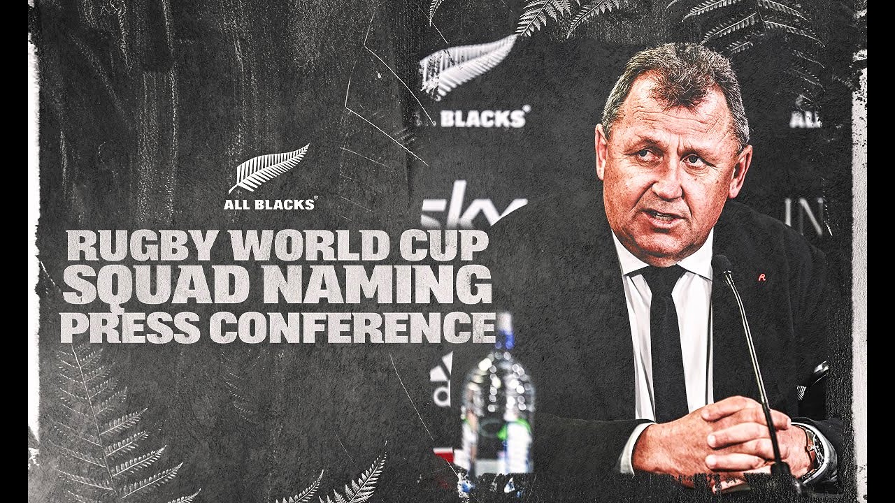 PRESS CONFERENCE | Rugby World Cup Squad Naming - YouTube