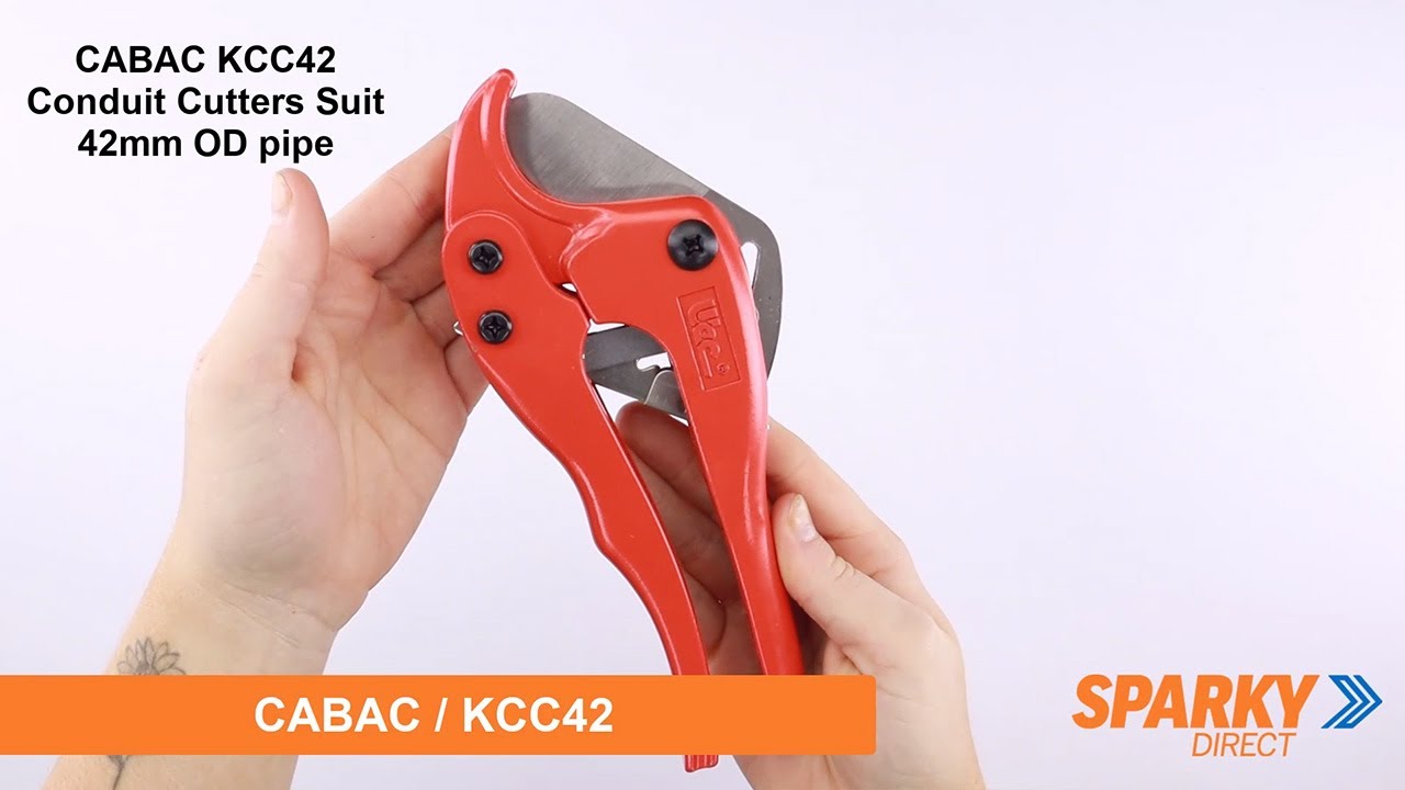 CABAC KCC42 | Conduit Cutters Suit 42mm OD pipe - YouTube