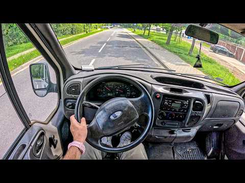 2006 Ford Transit | 2.0 TD 86 HP | POV Test Drive #2839 | Joe Black