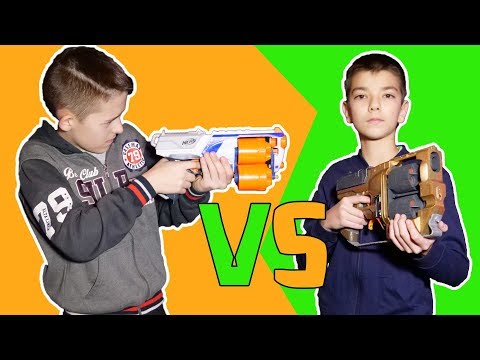 NERF BATTLE BLOGCULAR DİZMON karşı NERF MAFİA set takım