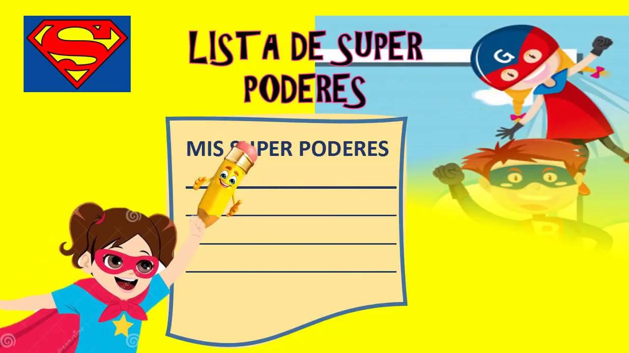 IDENTIFICANDO MIS SUPER PODERES, con preguntas de reflexión a los ...