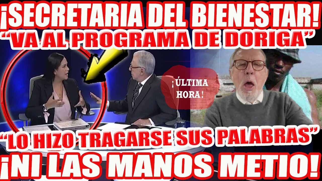 LO HIZO TRAGARSE SUS PALABRAS, DORIGA NO METIO NI LAS MANOS, PENSO QUE NO IBA A IR A SU PROGRAMA ...