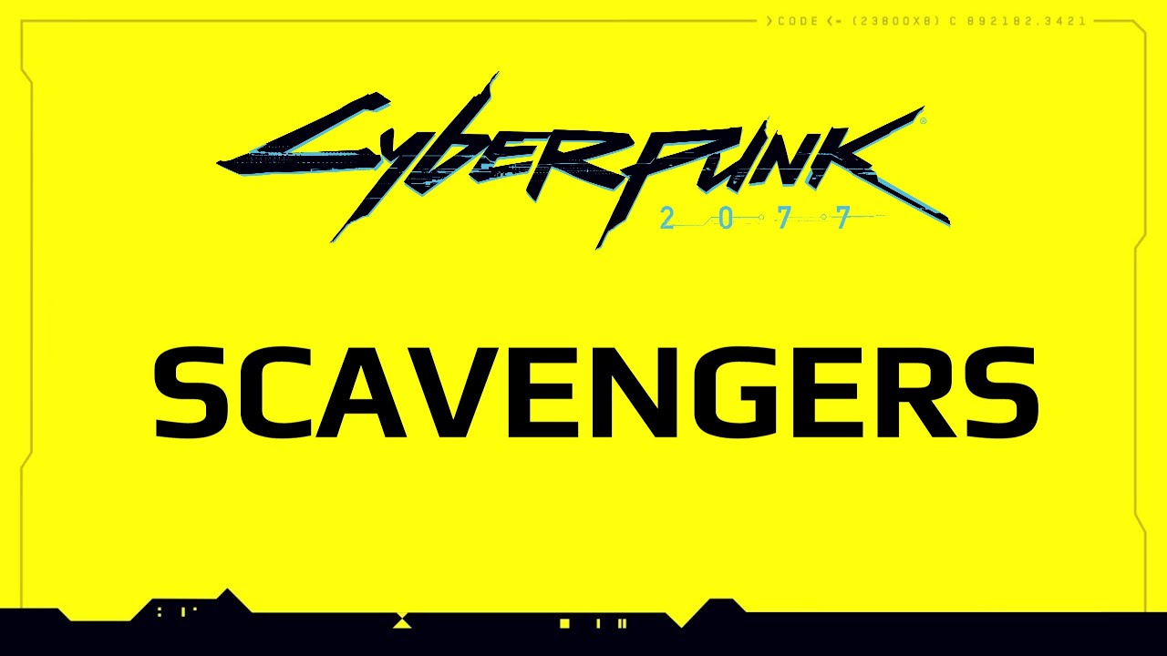 Cyberpunk 2077 Lore - Scavengers - YouTube