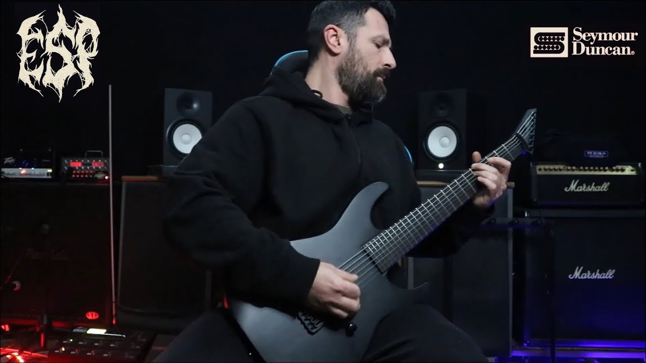 ESP LTD M7 - DARK GROOVE METAL RIFFS ⚡ #SWOLA266 ⚡ RIFF CHALLENGE ...