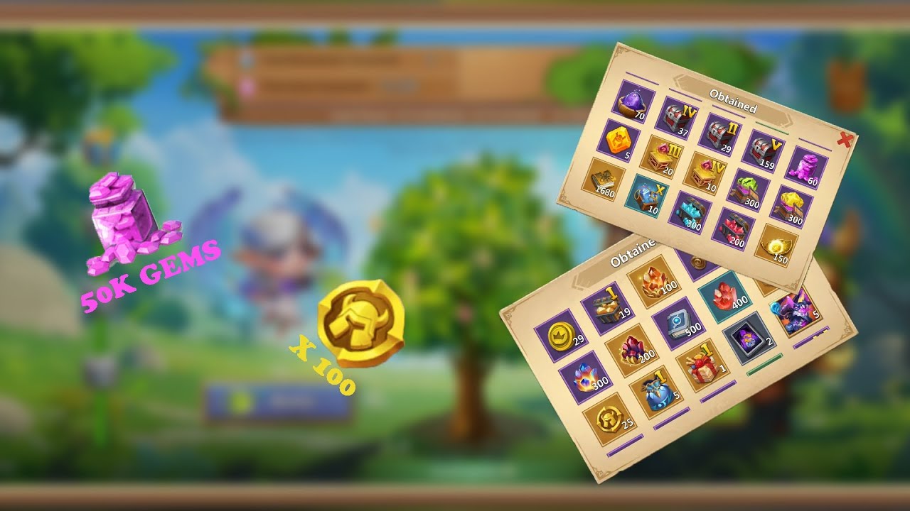 Castle Clash F2P - Weekend Events. 50K Gems Spend !!! - YouTube