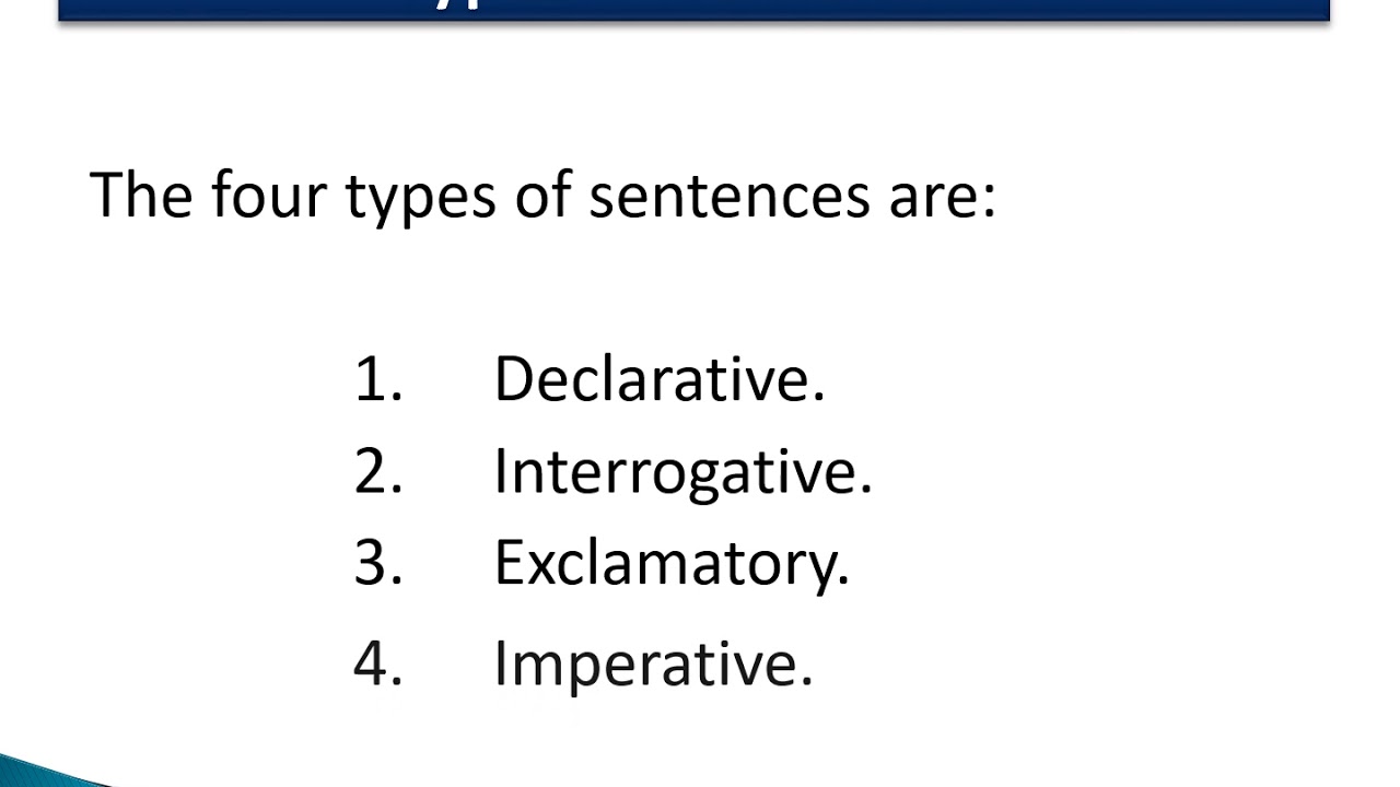 G4 Gr sentence types Siba - YouTube