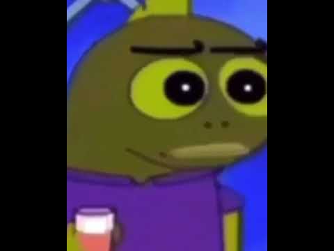 fish from Spongebob spinning head 90 degress with rap music - YouTube